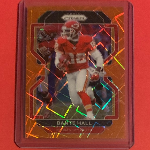 Panini | Toys | Dante Hall Orange Lazer Prizm 97 221 Panini Prizm ...